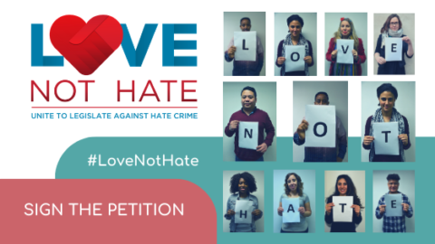Love Not Hate Campaign for Hate Crime Legislation » INAR